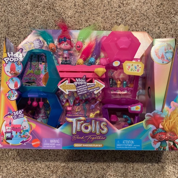 Mattel | Toys | Dreamworks Trolls Band Together Mount Rageous Playset ...